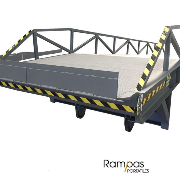 Rampa móvil para contenedores - rampasportatiles.com rampasportatiles.com